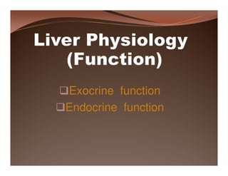 Histology of the liver and gall bladder [compatibility mode] | PDF