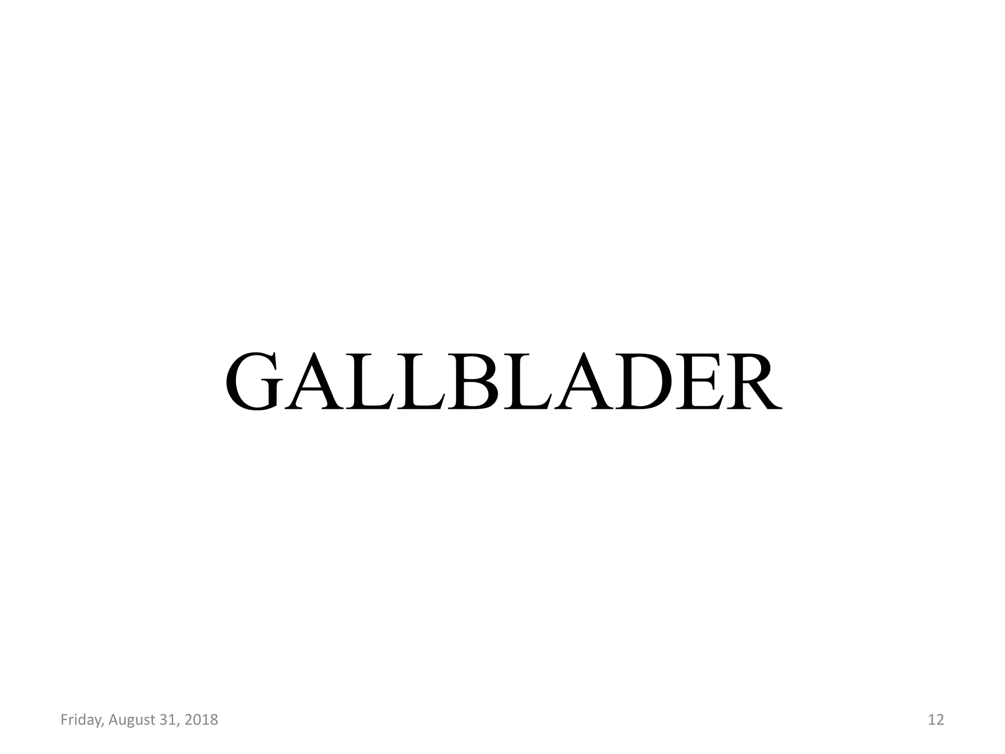 Histology of the pancreas, gall bladder and appendix by Zachariah ...