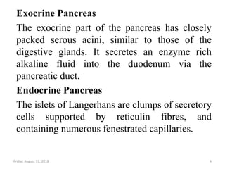Histology of the pancreas, gall bladder and appendix by Zachariah ...