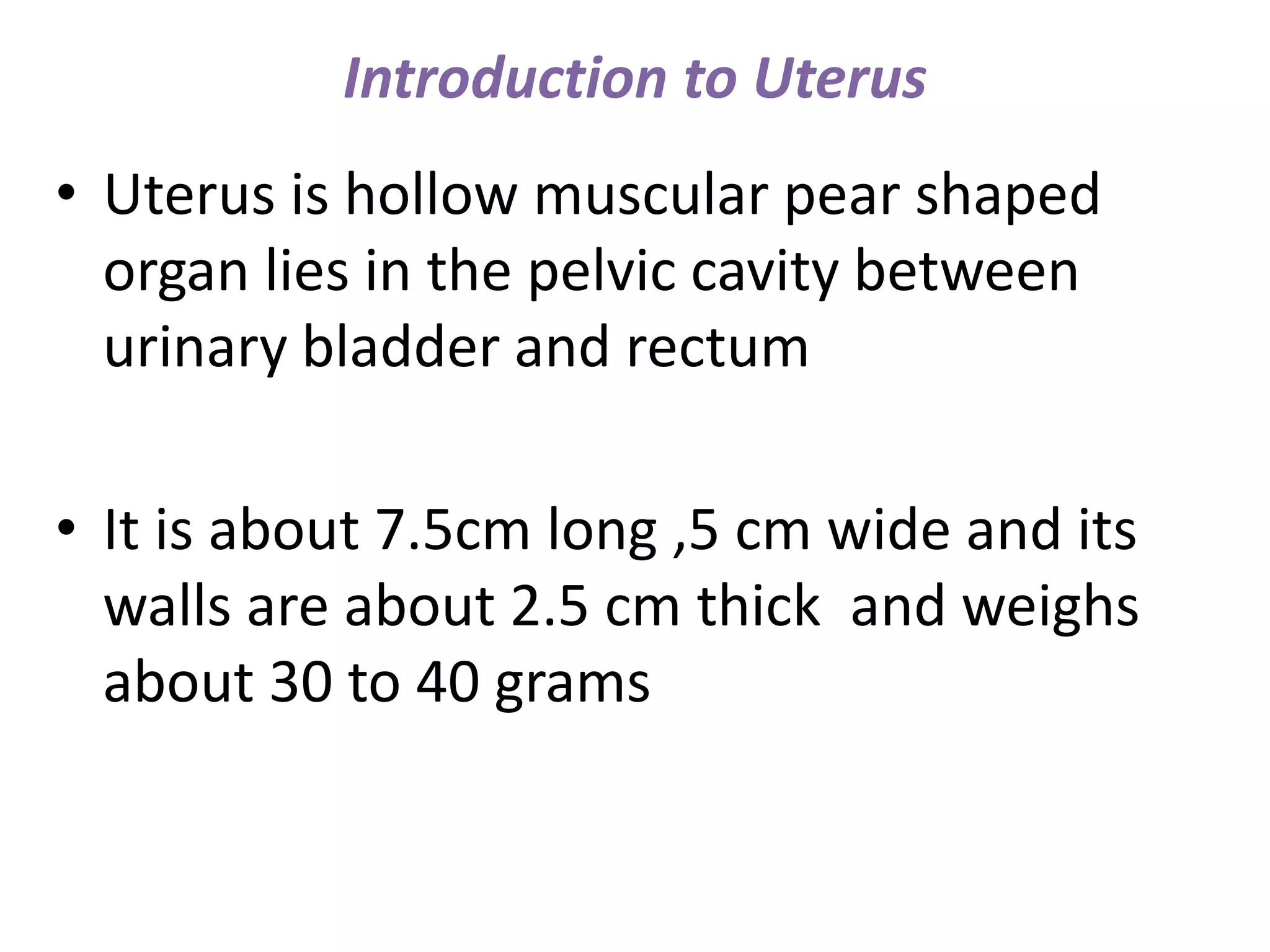 Histology of uterus and cervix | PPTX