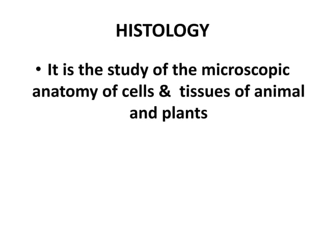 Histology Practicle.pptx study of tissues | PPT