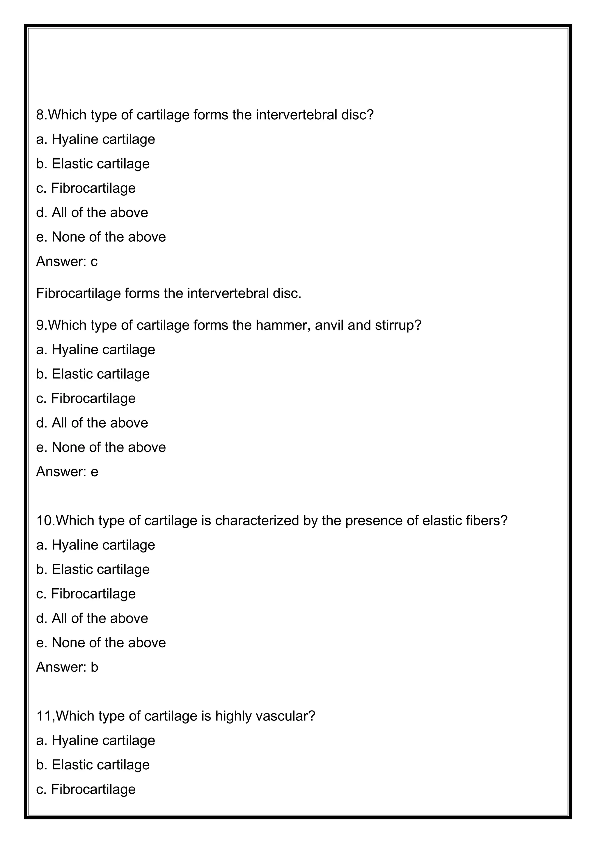Histology world mcq | PDF