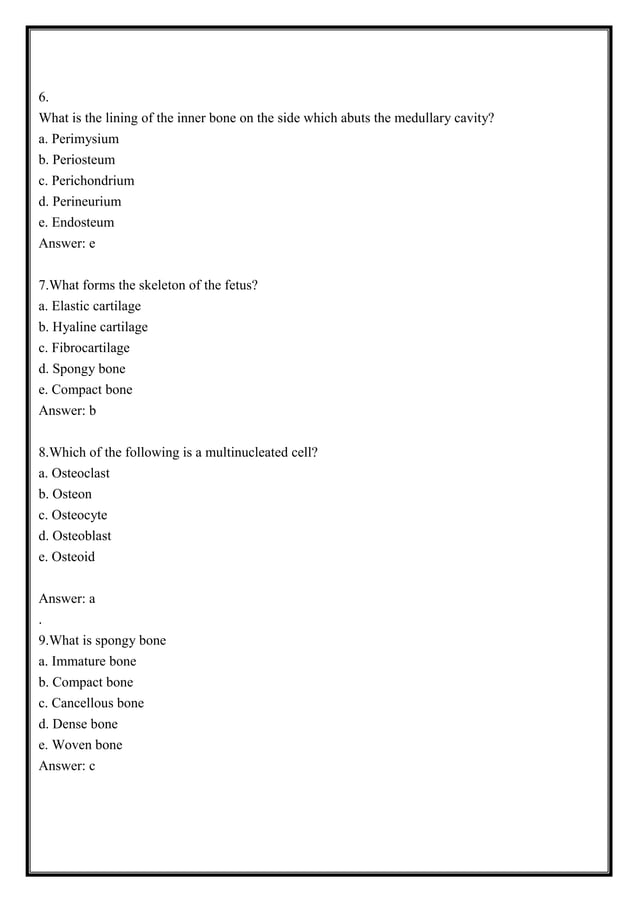 Histology world mcq | PDF