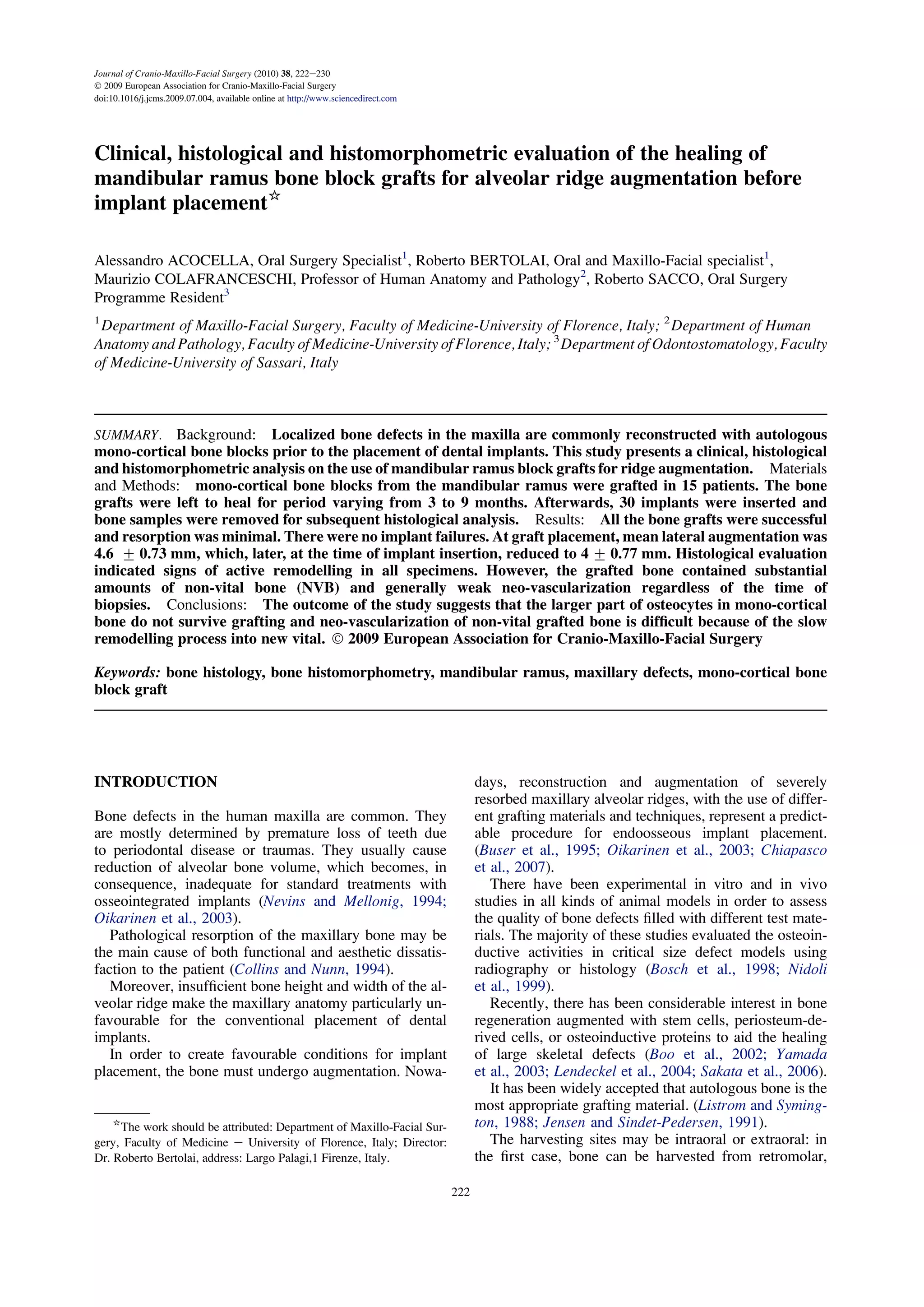 Histomorfometria mandibular si | PDF