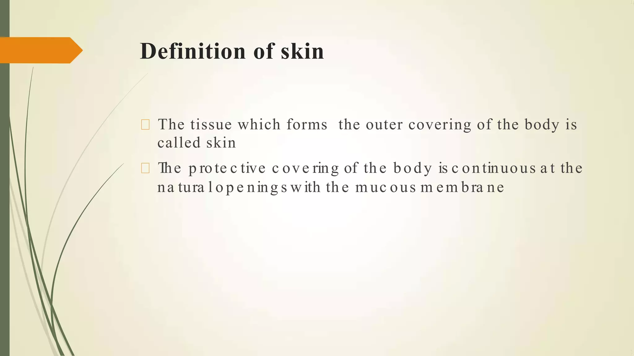 Histopathological response of the skin | PPTX