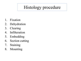 Histopathology | PPTX | Chemistry | Science