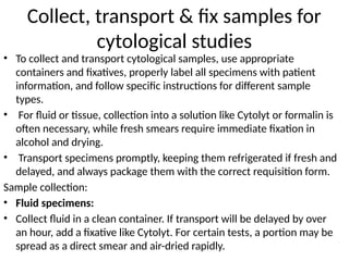 Histopathology and Cytopathology (Practical) part 1st | PPTX