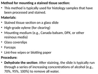 Histopathology and Cytopathology(Practical) part 3rd | PPTX