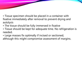 Histopathology Procedures | PPTX