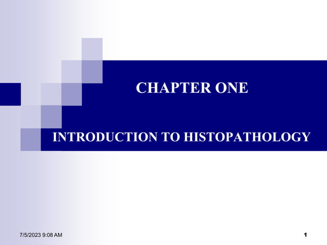 Histopathology Chapter 1 - Introduction.ppt