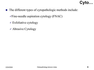 Histopathology chapter 7,8-cytology, Ic (1).ppt
