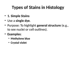HISTOPATHOLOGY II ;STAINING.pptx STAINIG PROCEDURES AND OBSERVATIONS | PPTX