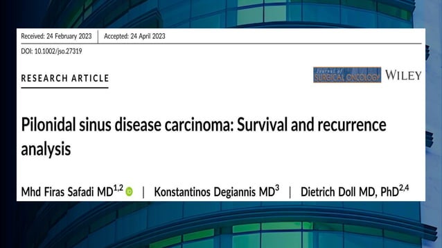 Histopathology of Pilonidal Sinus | PPTX | Ear, Nose and Throat ...