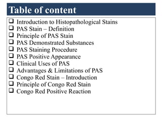 congo red stain nd PAS STAIN histopathology | PPTX