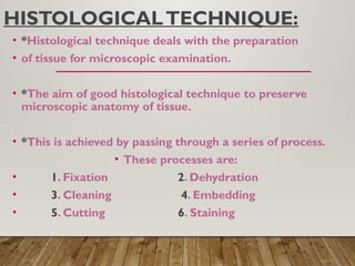 Histopathology Techniques Vit Tissue.pptx