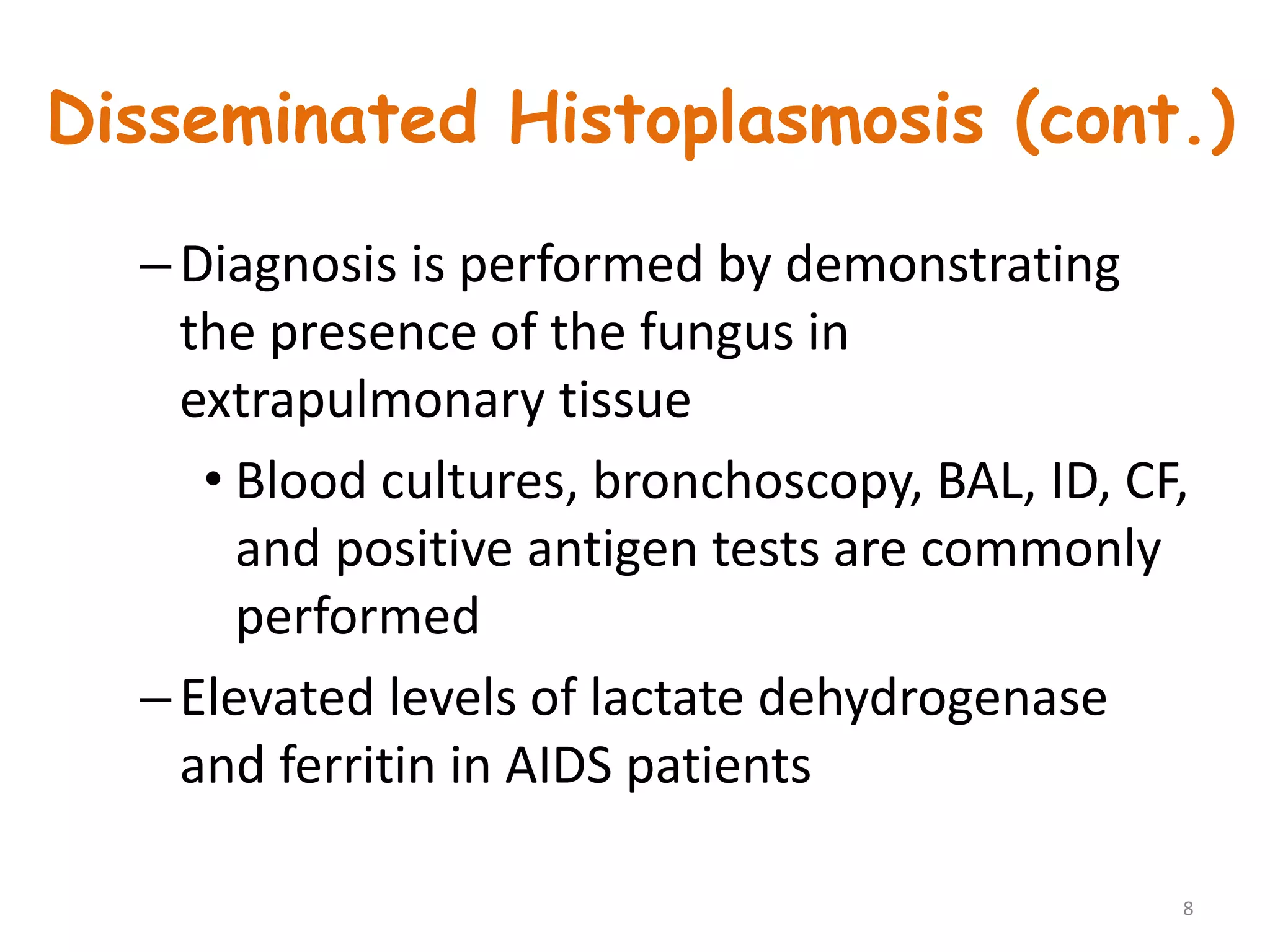 Histoplasmosis | PPTX