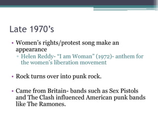 American Protest Songs in the 20th Century | PPTX