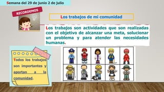 HISTORIA-1°-básico-Los-Trabajos-de-mi-comunidad-29-de-junio-al-07-de ...