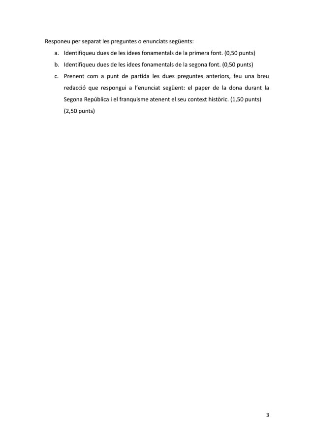 Examen De Historia De La Pau 2025 De Cataluña Pdf