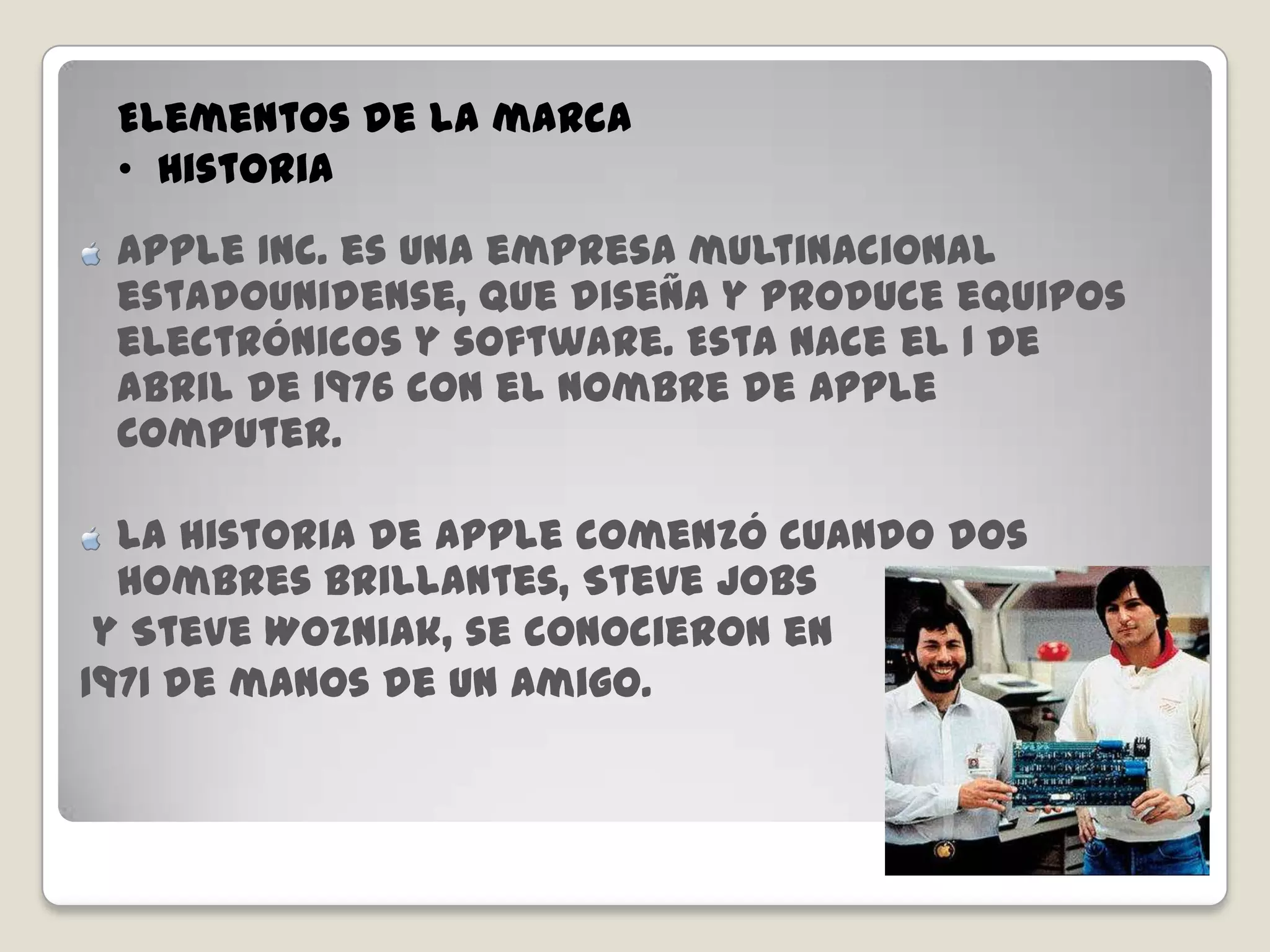 Historia de apple (EME) | PPTX | Laptops | Computing