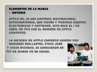 Historia de apple (EME) | PPTX