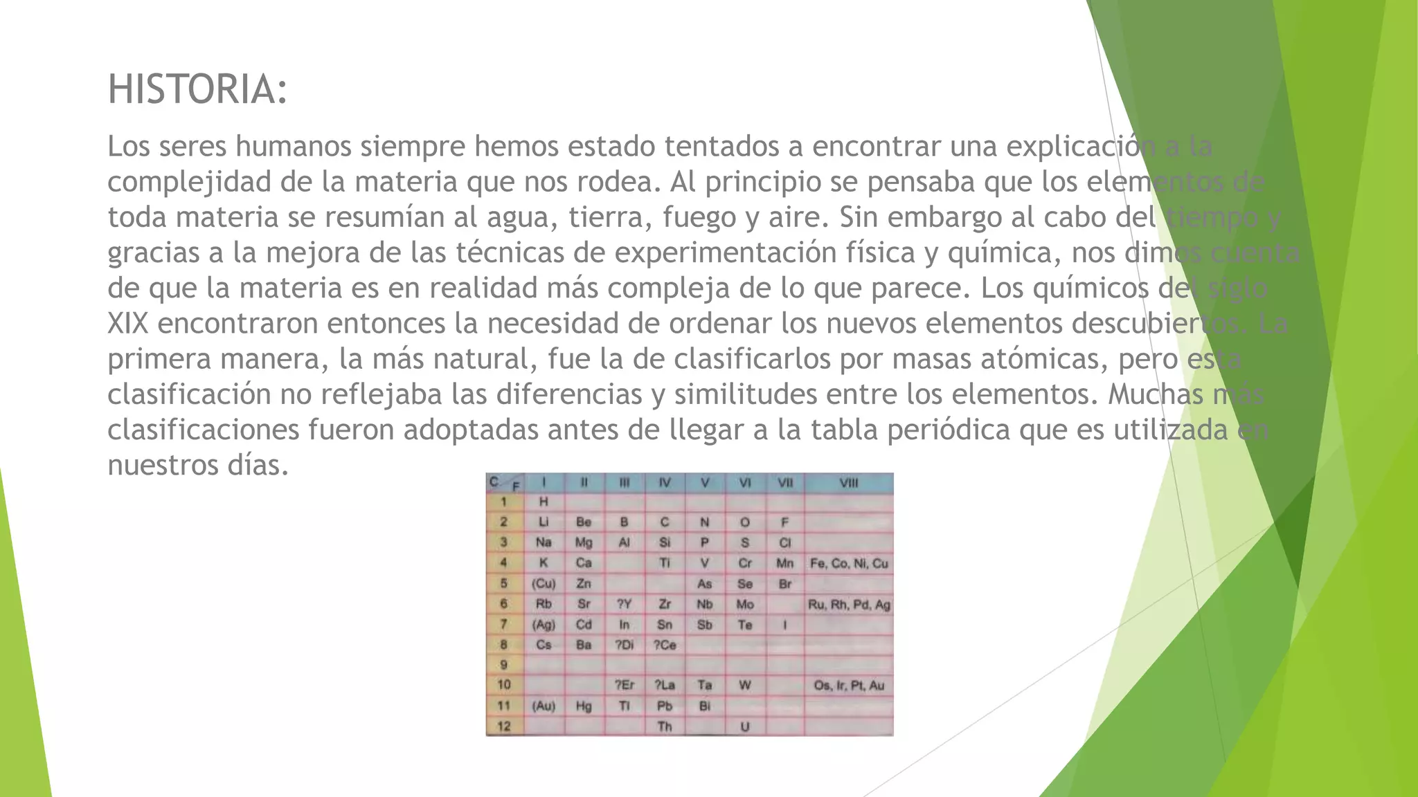 Historia de-la-tabla-periodica | PPTX
