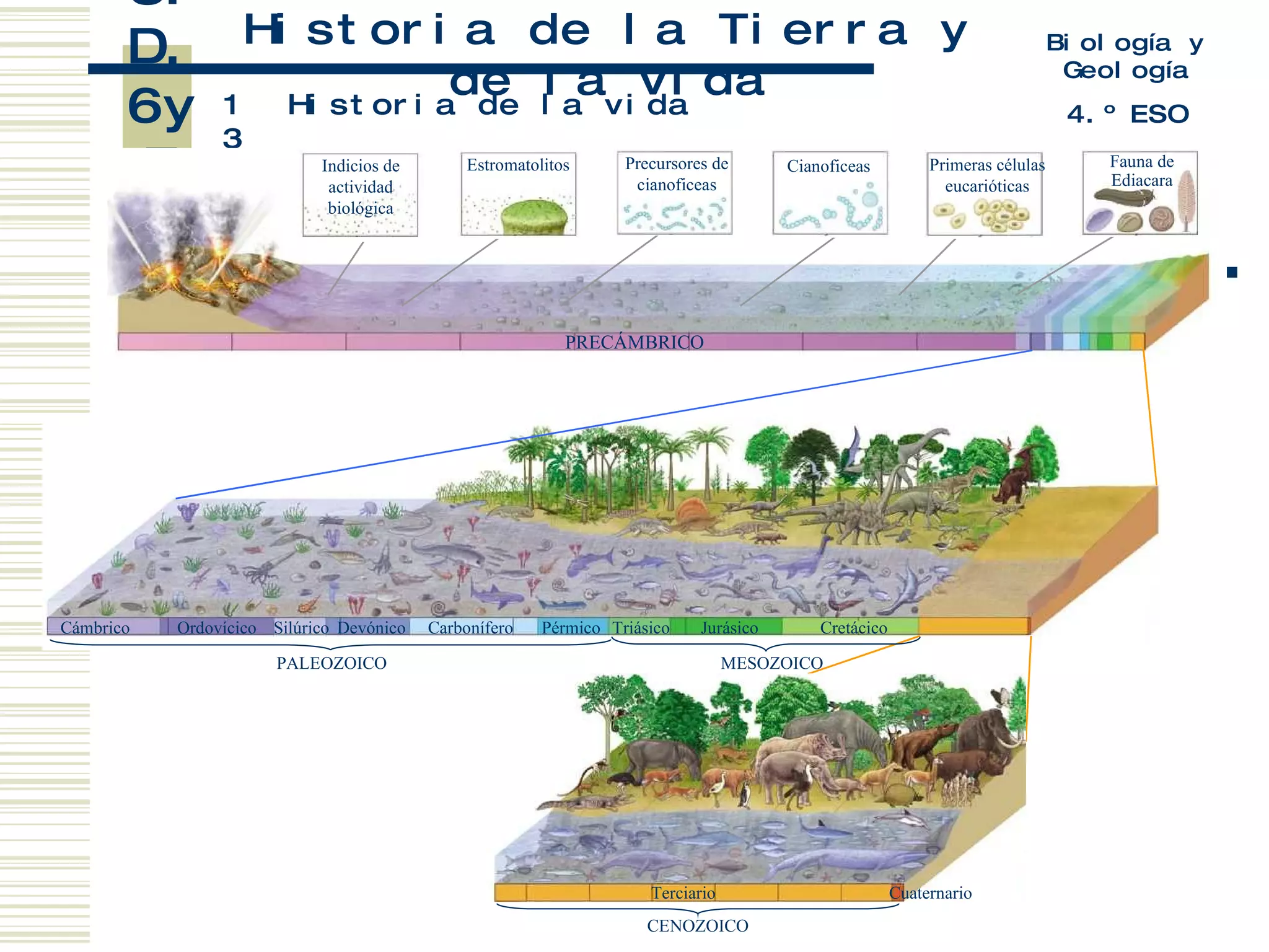 Historia De La Tierra Y De La Vida | PPT