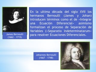 Historia ecuaciones-diferenciales | PPT
