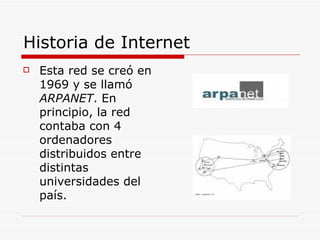 Historia Internet | PPT
