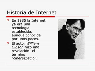 Historia Internet | PPT