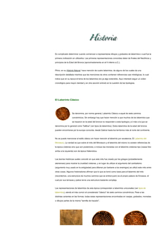 Historia laberintos | PDF