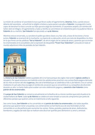 Historia%20de%20 san%20valent%c3%a dn%20materiales | PDF