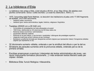 Historia de les biblioteques | PPT