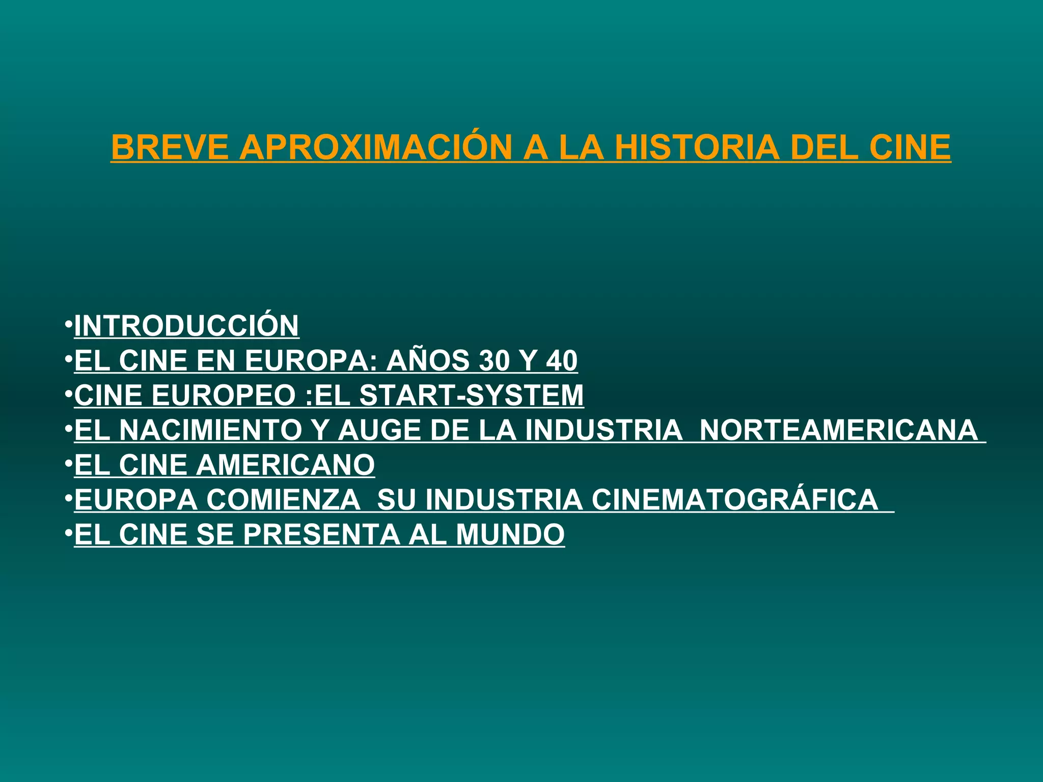 Historia cine | PPT