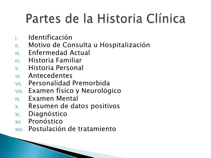 Historia clinica
