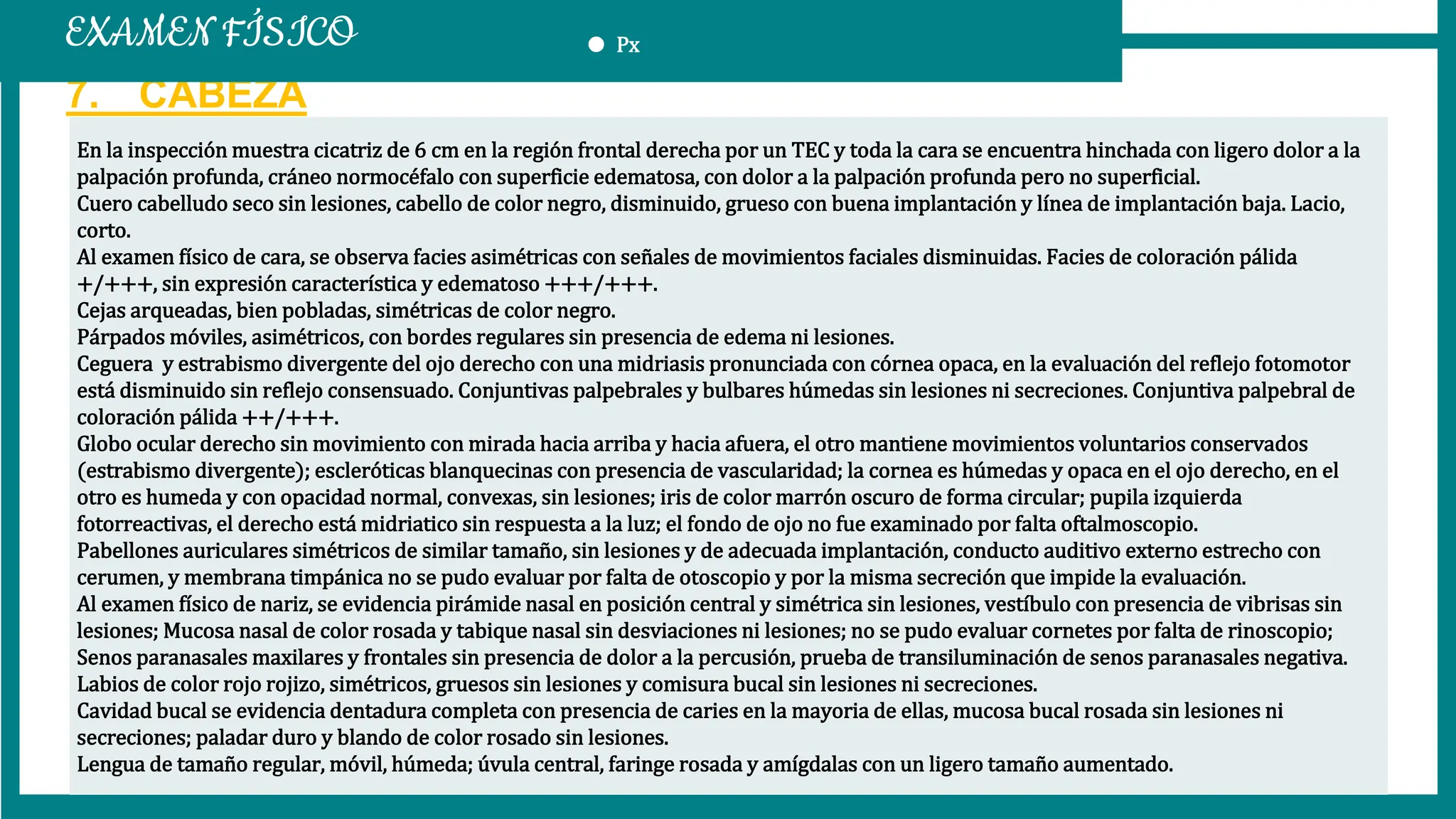 HISTORIA CLINICA - UNIVERSIDAD NACIONAL DE TRUJILLO | PPTX