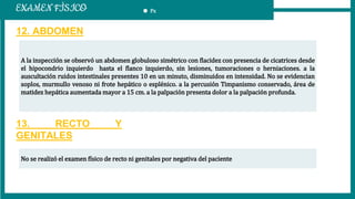 HISTORIA CLINICA - UNIVERSIDAD NACIONAL DE TRUJILLO | PPTX
