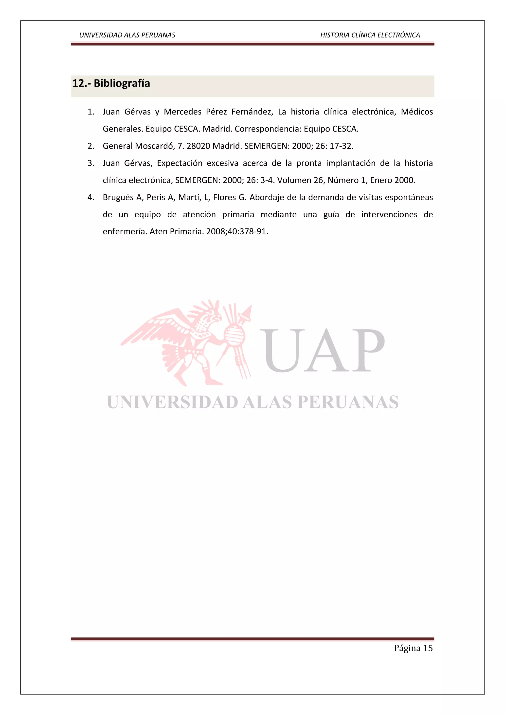 Historia clinica electronica jairo quinteros2 | PDF | Healthcare ...
