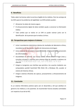 Historia clinica electronica jairo quinteros2 | PDF