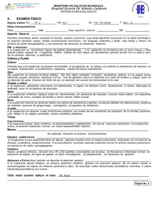Historia clinica sindrome anemico semiologia ii. dra. gea | DOCX