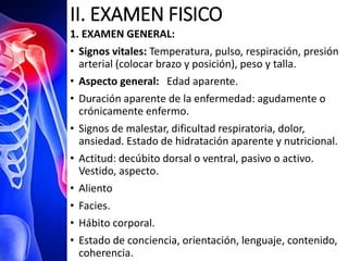 Historia clínica orientada a la Traumatología | PPSX