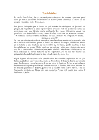 La batalla de las termópilas | PDF