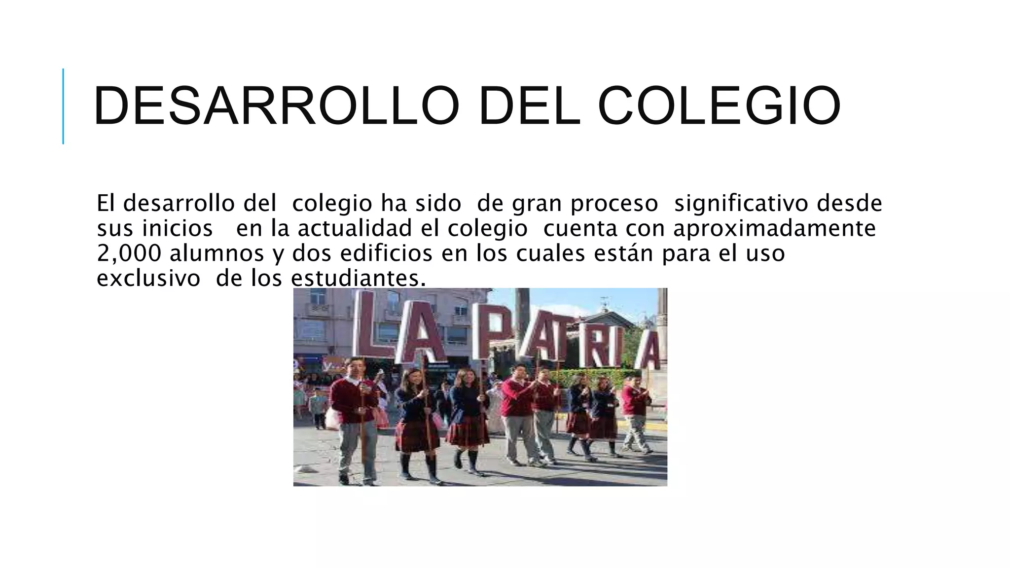 Historia colegio la patria | PPTX
