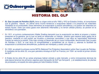 Historia, composición y obtencion del GLP | PPT