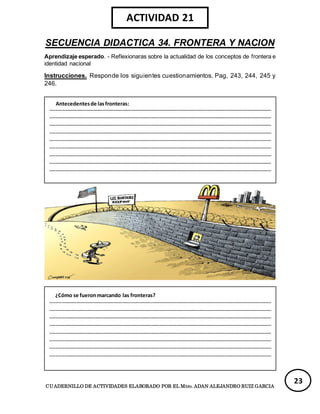 Historia cuadernillo de primer grado tercer trimestre 2020 | PDF