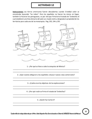 Historia cuadernillo de segundo grado tercer trimestre historia | PDF