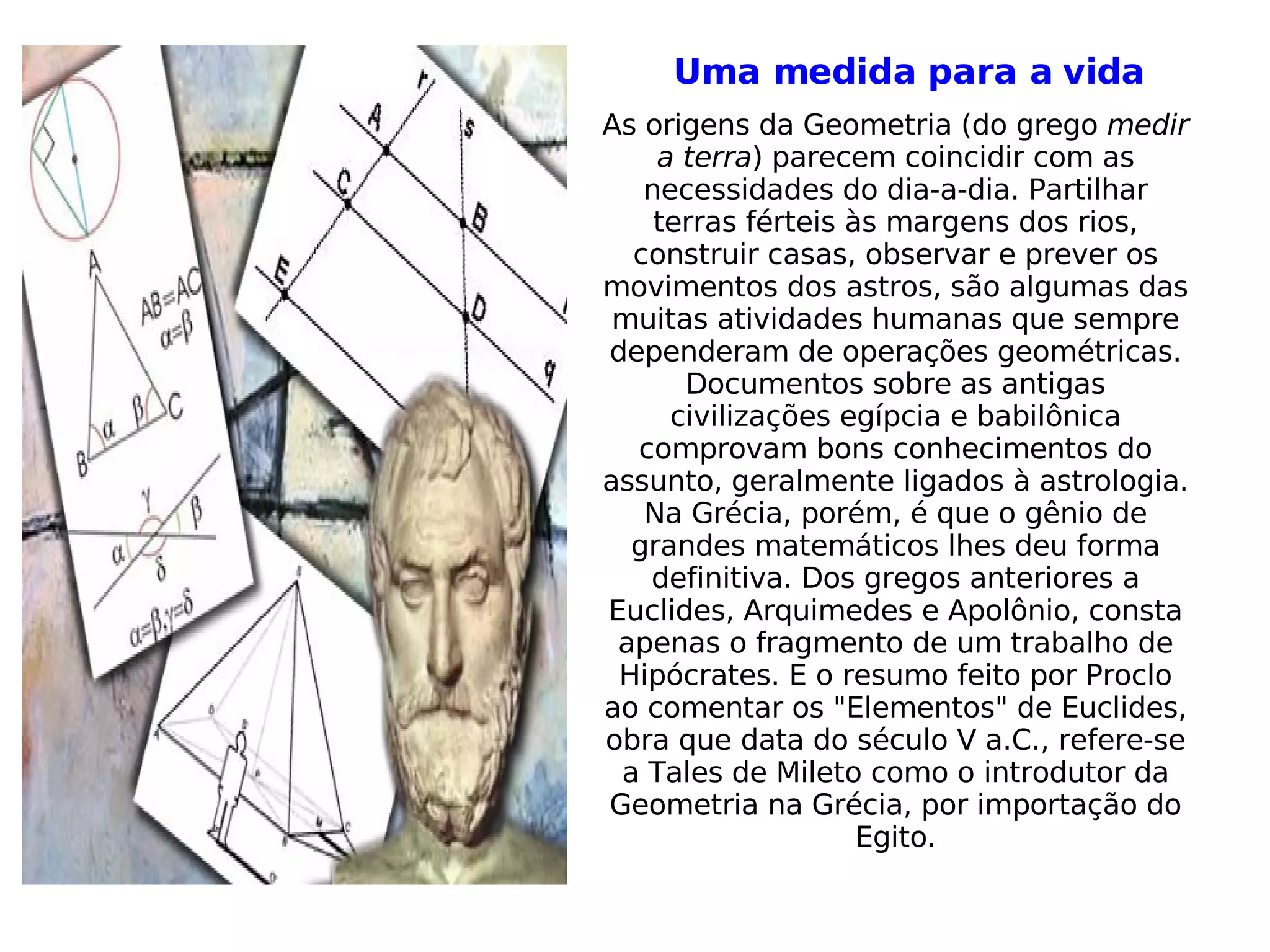 Historia Da Geometria | PPT