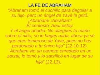 Historia de abraham | ODP