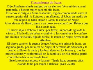 Historia de abraham | ODP