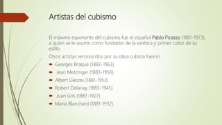 EL CUBISMO | PPTX